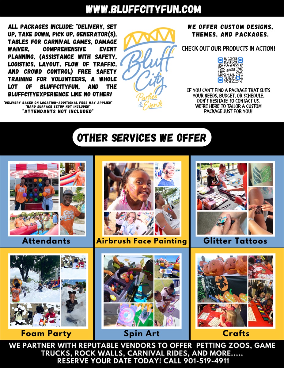 Elite Platinum Package - We Deliver BLUFFCITYFUN!! in Shelby County ...