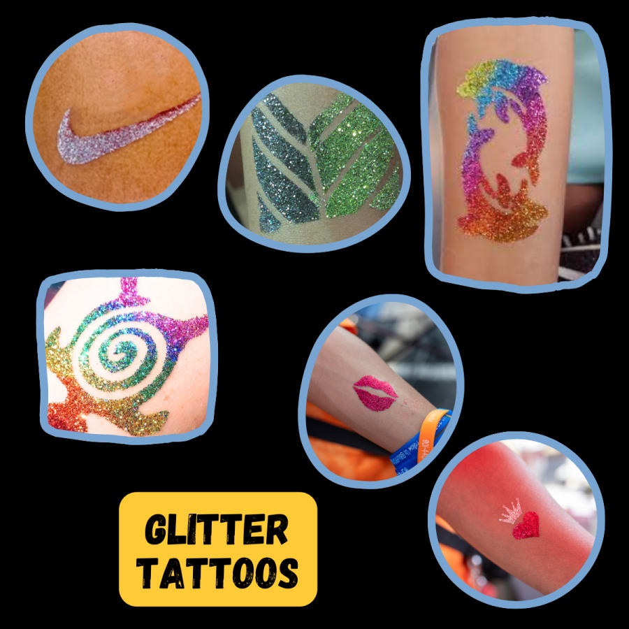 Glitter Tattoos - We Deliver BLUFFCITYFUN!! in Shelby County, Desoto ...
